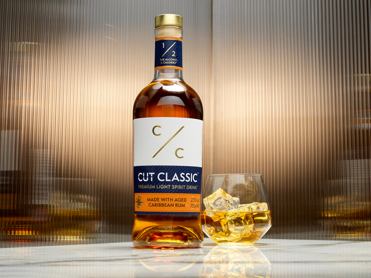 Cut Classic made with Aged Caribbean Rum. 20% ABV Low Alcohol Rum – Cut ...